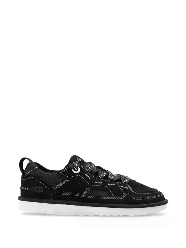 UGG Minimel Suede And Recycled Fiber Low-top Sneakers - Black