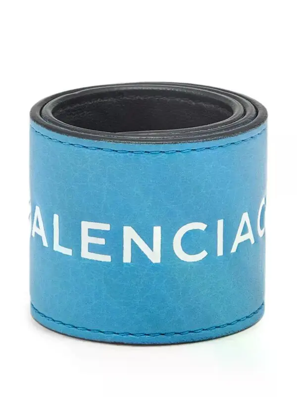 Balenciaga Cycle Slap Bracelet - Blue