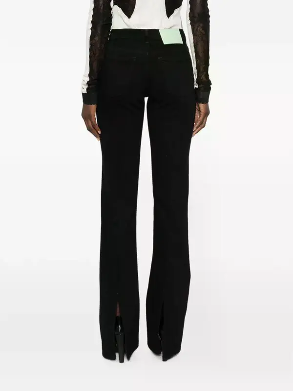 HAIKURE Split Hem Jeans