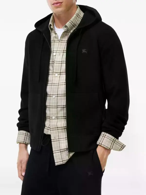 Burberry Cashmere-blend Zip Hoodie