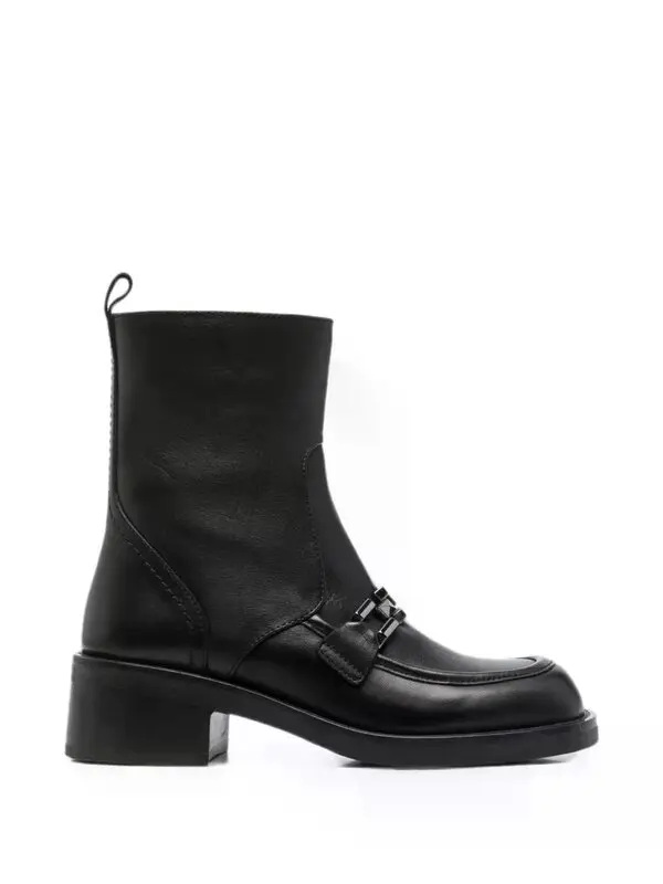 SERGIO MORETTI FIRENZE Chain-link Ankle Boots