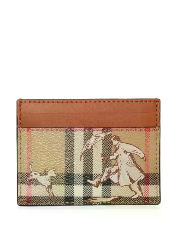 Burberry Mates Check Card Holder