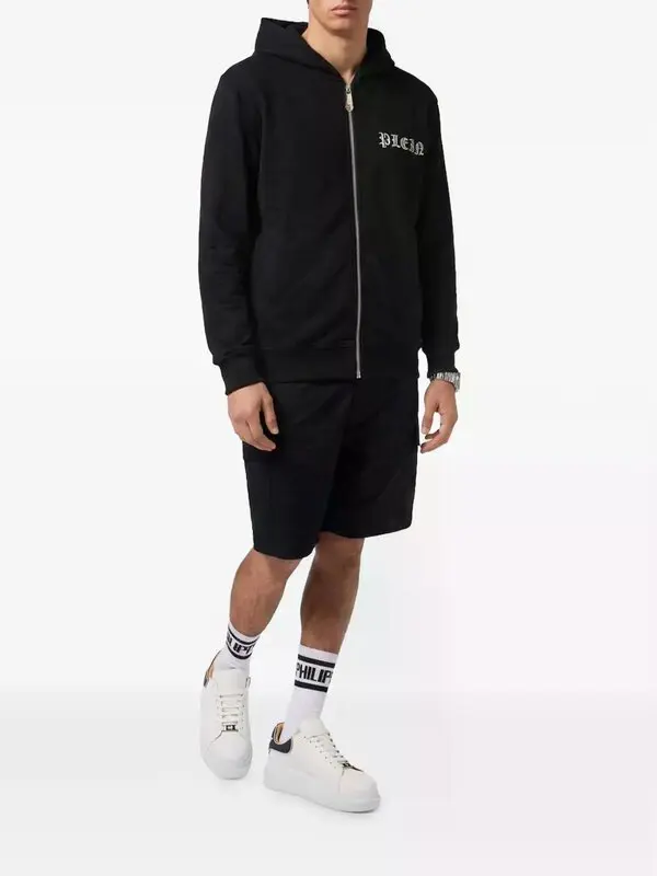 Philipp Plein Hoodie Zip Skull Stones