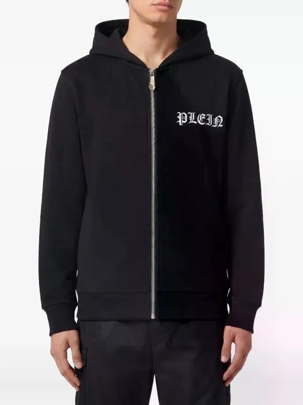 Philipp Plein Hoodie Zip Skull Stones