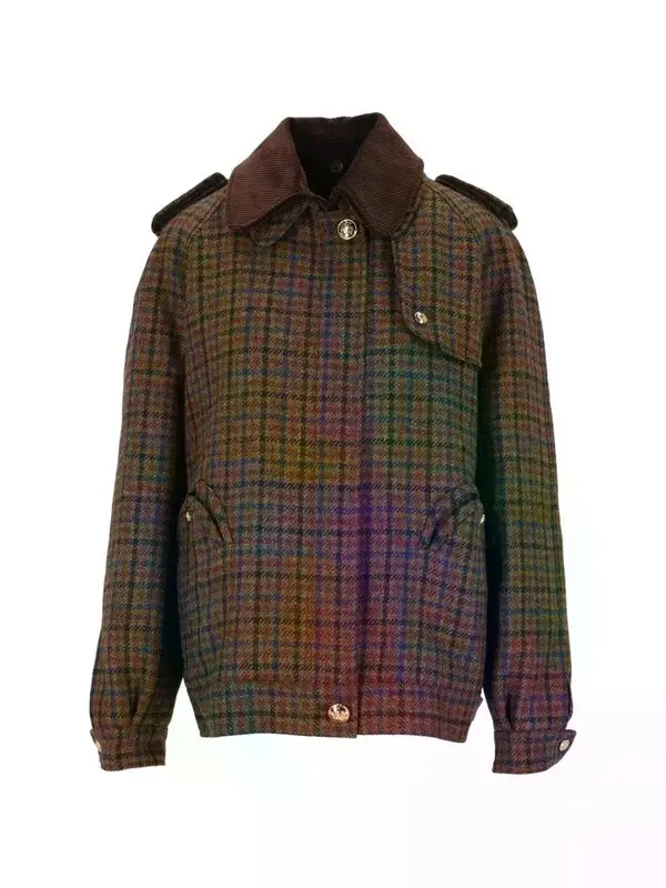 BLAZÉ MILANO Amandira Chausie Check Jacket - Green