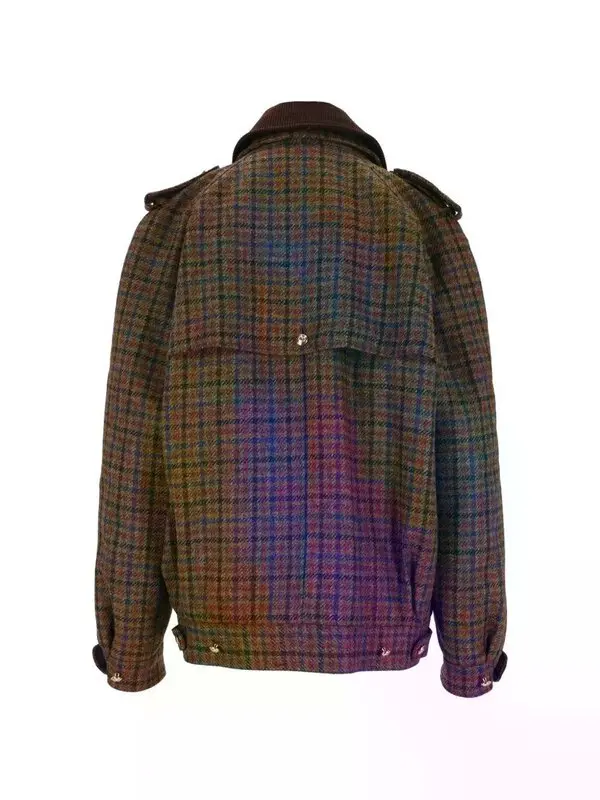 BLAZÉ MILANO Amandira Chausie Check Jacket - Green
