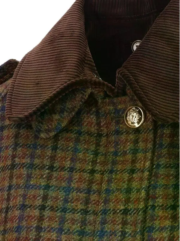 BLAZÉ MILANO Amandira Chausie Check Jacket - Green