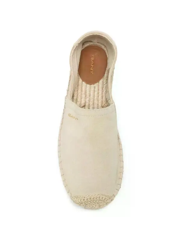 Gant Logo Embroidered Espadrilles