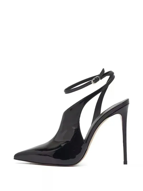 LE SILLA Futura Ankle Wrap Pumps - Black