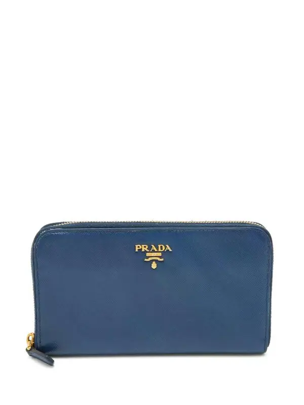 Prada Saffiano Zip-around Wallet