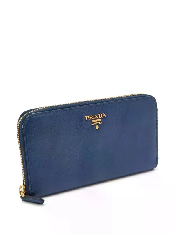 Prada Saffiano Zip-around Wallet