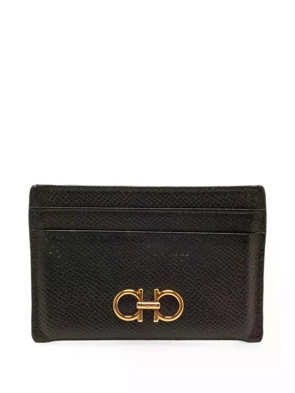 FERRAGAMO Gancini-plaque Card Holder