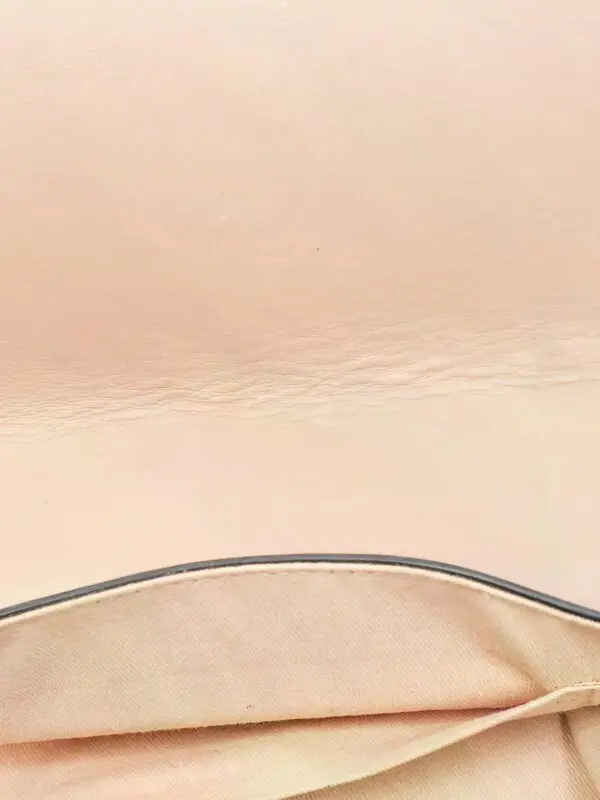 Red Valentino Leather Ruffled Shoulder Bag