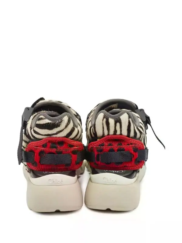 Chloé Sonnie Animal-print Calf Hair Sandals