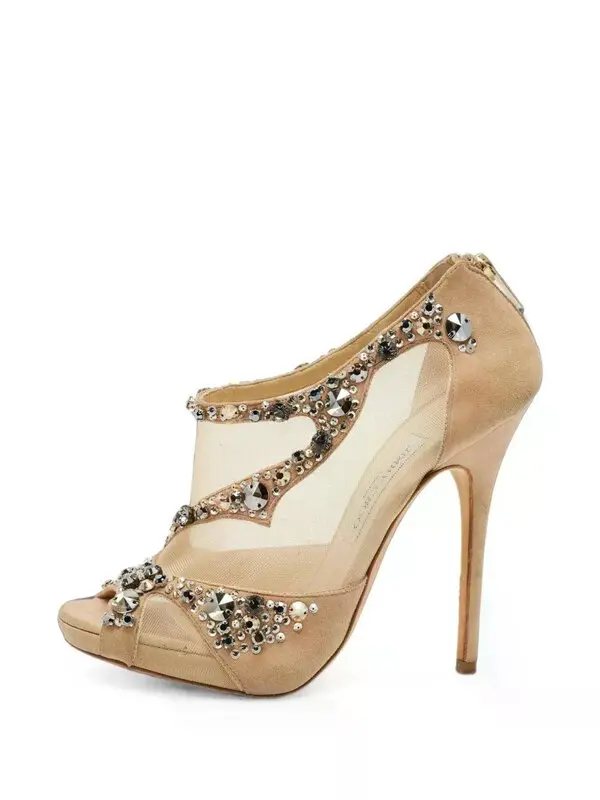 JIMMY CHOO Quinzie Crystal-embellished Pumps
