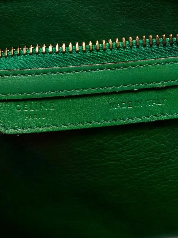 Celine Micro Luggage Tote Bag - Green
