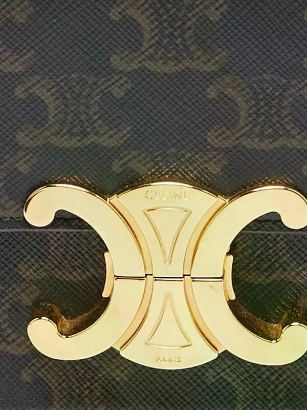 Celine Claude Triomphe Shoulder Bag