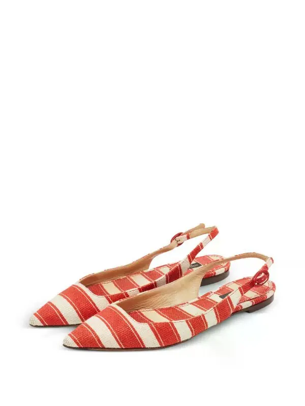 Dolce & Gabbana Pointed-toe Slingback Flat Pumps