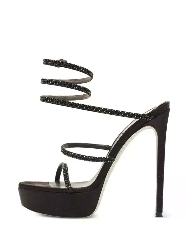 Rene Caovilla Cleo Crystal-embellished Sandals