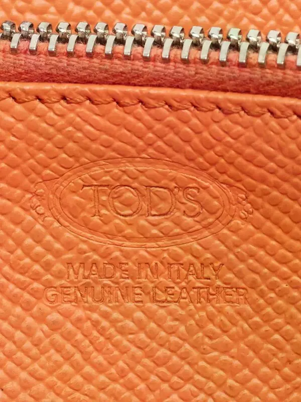 TOD'S Zip-around Logo-plaque Wallet