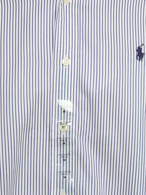 Polo Ralph Lauren Striped Long-sleeve Shirt - Blue