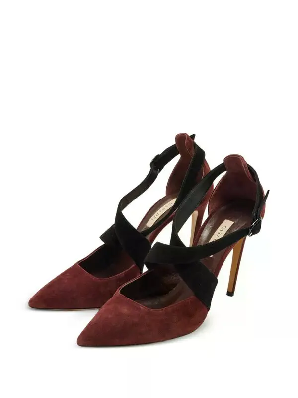 Casadei Pointed-toe Suede Heeled Pumps