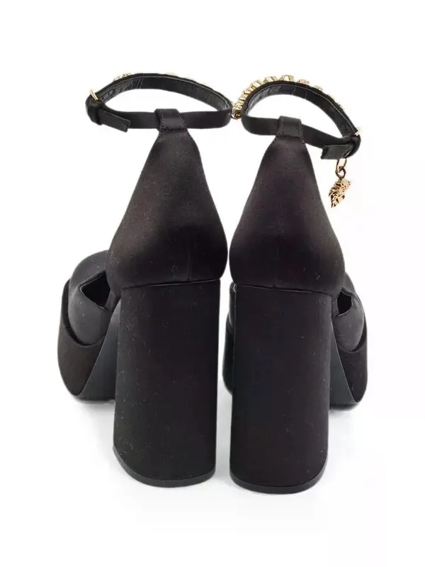 Versace Medusa Pendant Platform Pumps
