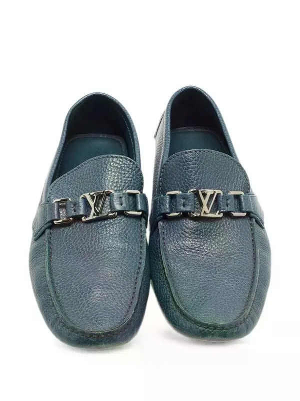 LOUIS VUITTON Hockenheim Leather Loafers