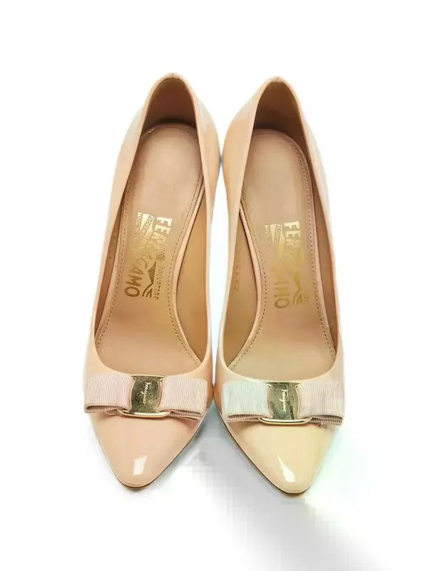 FERRAGAMO Vara Pumps With Logo-engraved Plaque