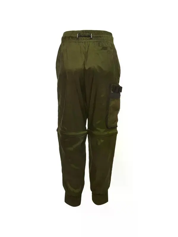 Fendi Drawstring Fastening Trousers With Grid-pattern Texture