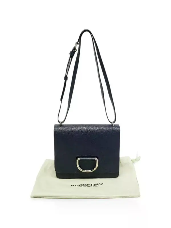 Burberry D-ring Shoulder Bag - Blue
