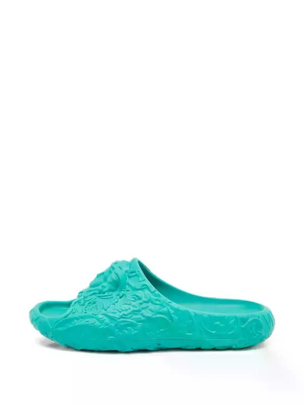 Versace Medusa Embossed Rubber Slides