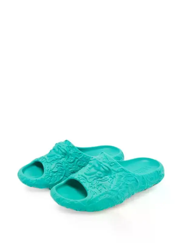 Versace Medusa Embossed Rubber Slides