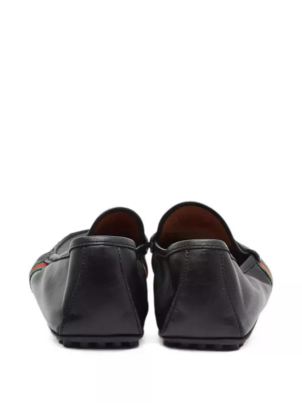 Gucci Web Stripe Detail Loafers