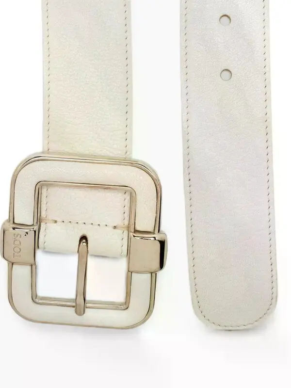 TOD'S Branded Buckle Belt