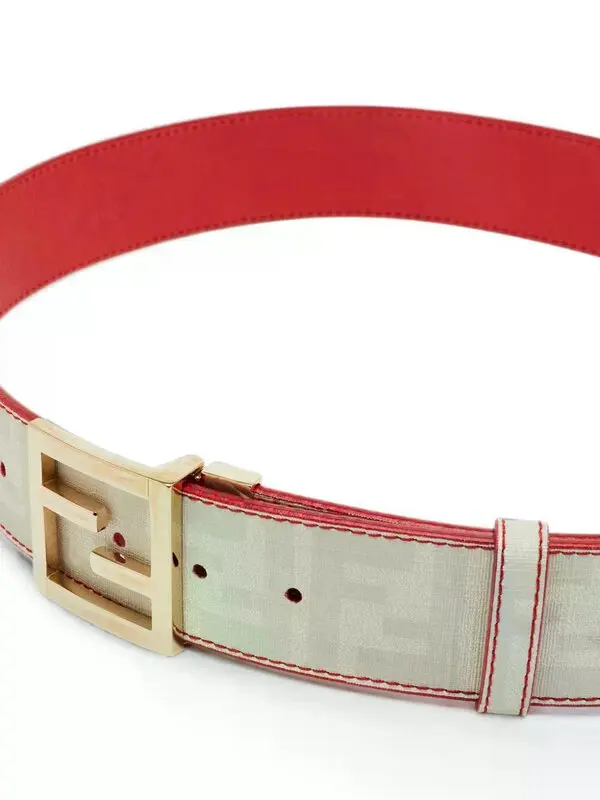 Fendi Zucca Ff Logo Belt