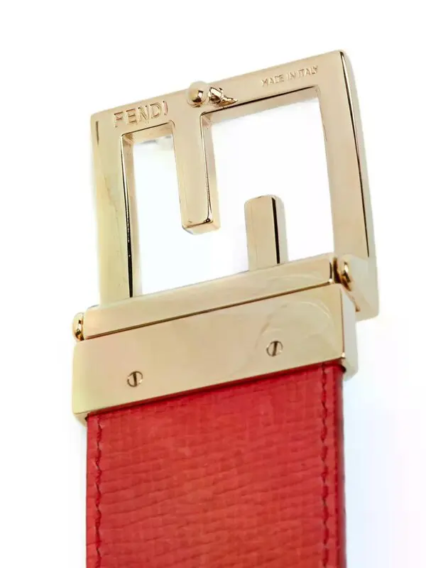 Fendi Zucca Ff Logo Belt
