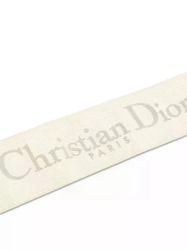 Dior Embroidered Shoulder Strap - Grey