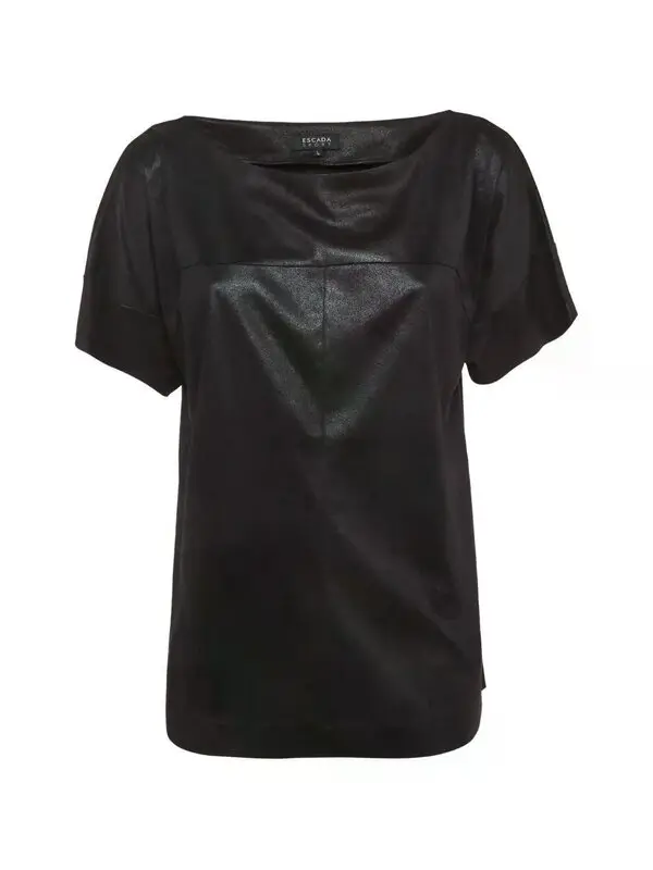 Burberry Bateau Neck Knit Top