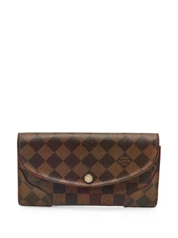 LOUIS VUITTON 2016 Caissa Damier Ebene Wallet