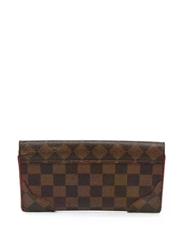 LOUIS VUITTON 2016 Caissa Damier Ebene Wallet
