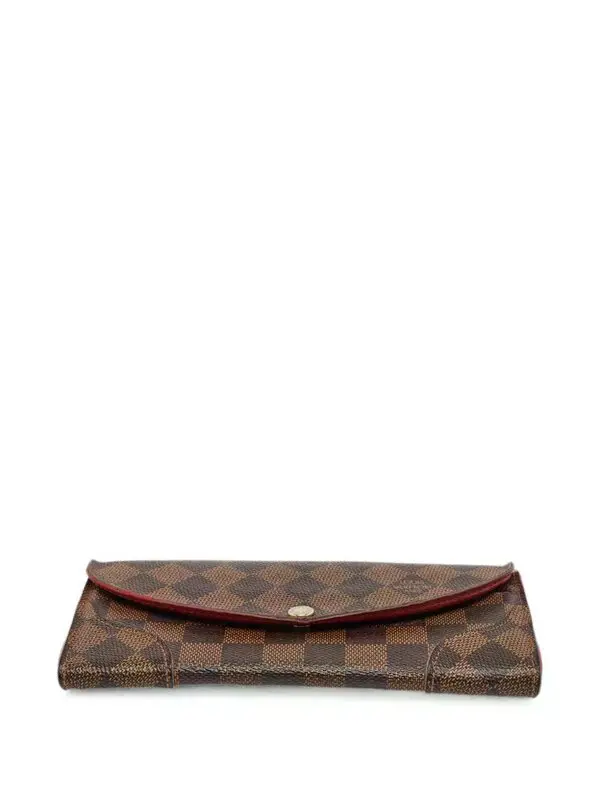 LOUIS VUITTON 2016 Caissa Damier Ebene Wallet