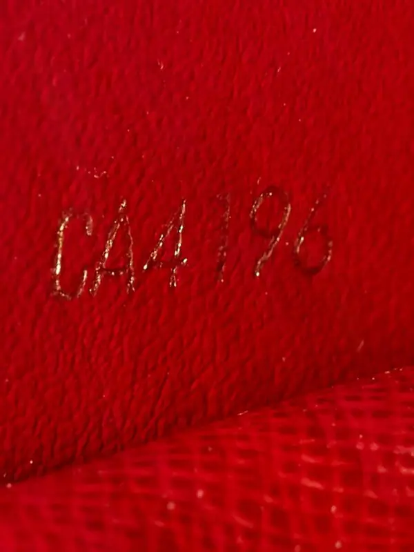 LOUIS VUITTON 2016 Caissa Damier Ebene Wallet