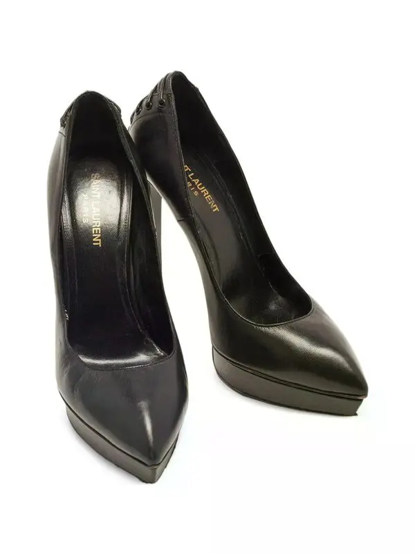Saint Laurent Janis Lace-up Pumps