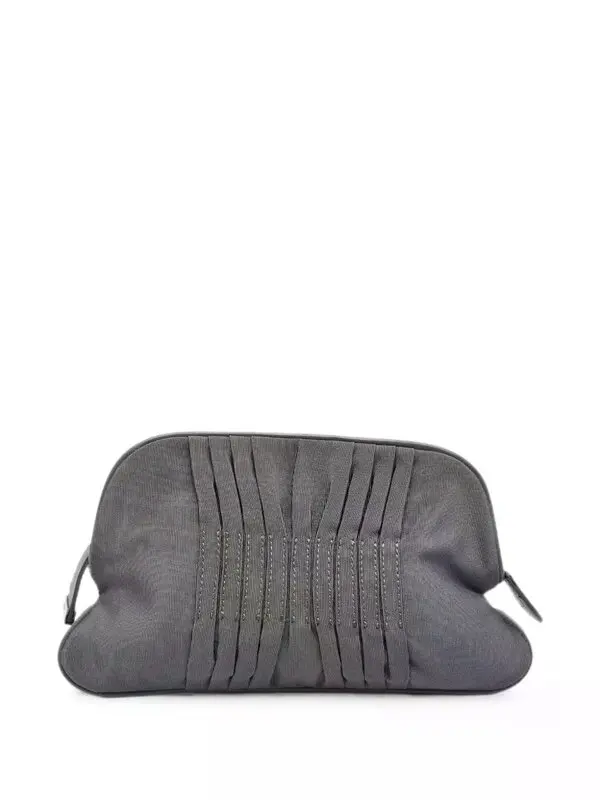 Gianfranco Ferre Pleated Clutch Bag