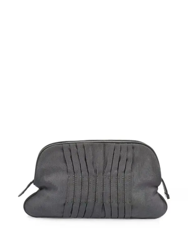 Gianfranco Ferre Pleated Clutch Bag