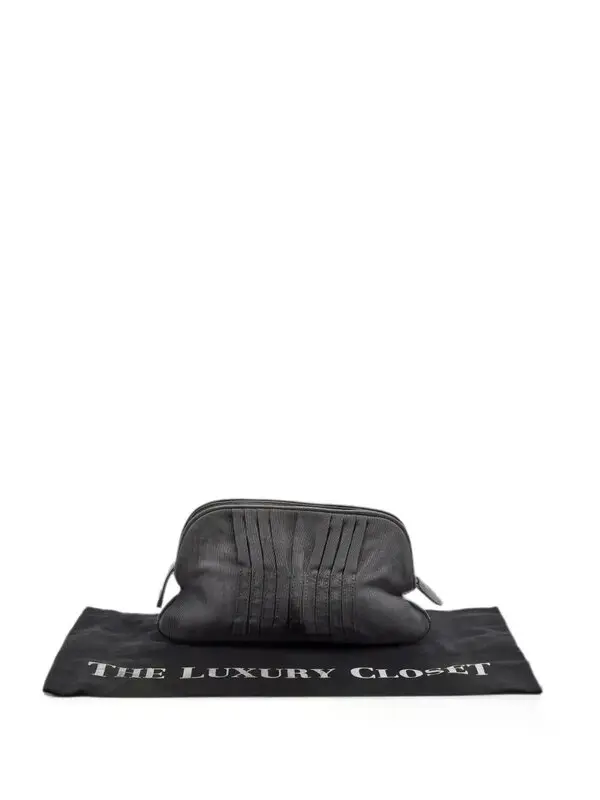 Gianfranco Ferre Pleated Clutch Bag