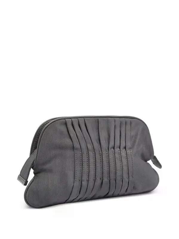 Gianfranco Ferre Pleated Clutch Bag