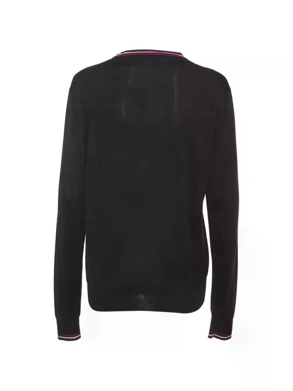 Hermès Contrast-trim Knit Sweater