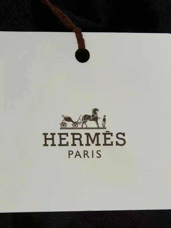 Hermès Contrast-trim Knit Sweater